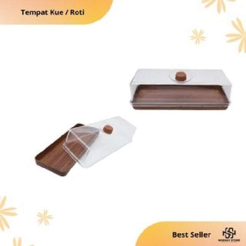 Jual ROUND CAKE DISH WADAH SAJI TEMPAT KUE ROTI PENYIMPANAN MAKANAN ...