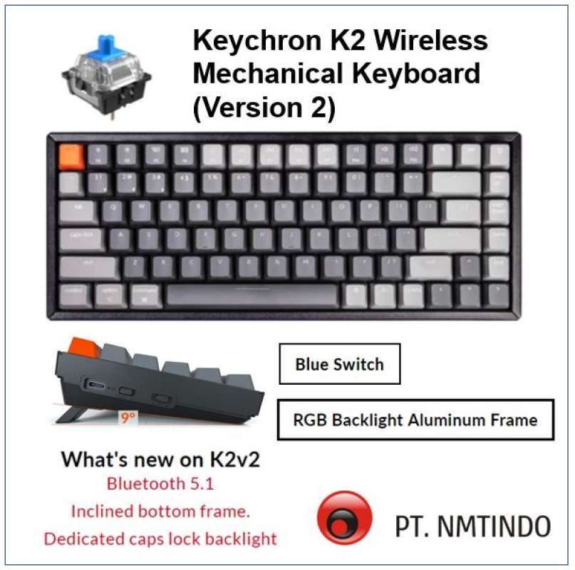 Jual Keychron K2 Version 2 Rgb Backlight Aluminum Frame Wireless ...