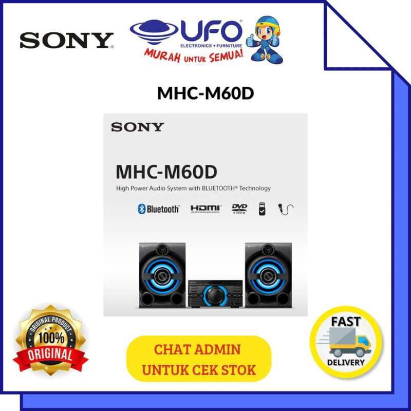 Jual SONY MHC-M60D SPEAKER AUDIO SYSTEM - FREE MICROPHONE di Seller UFO ...