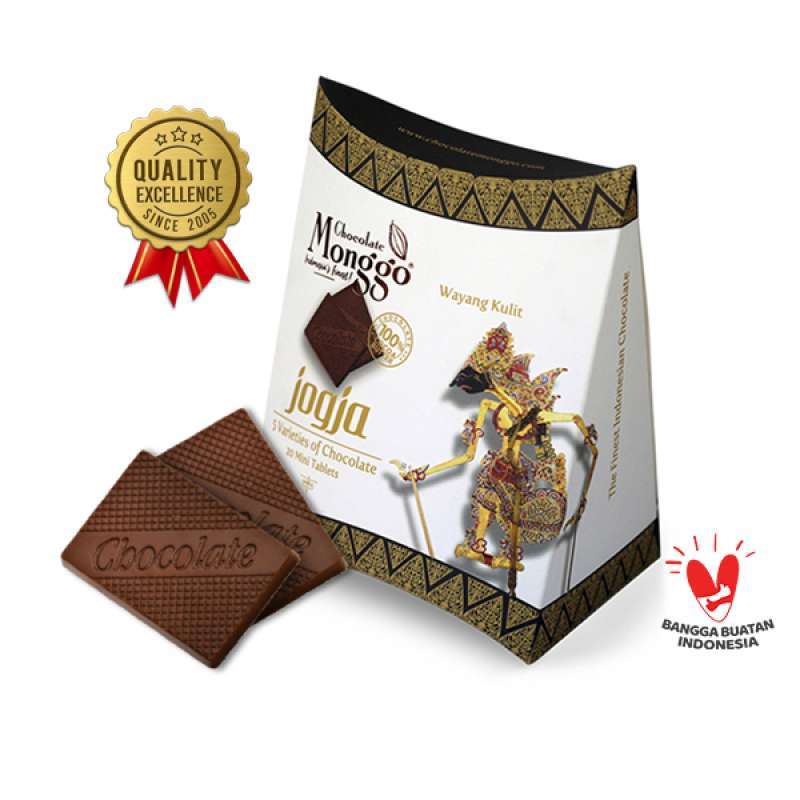Promo Chocolate Monggo | Wayang Kulit Box 20 x 5.5g | Cokelat Mix ...