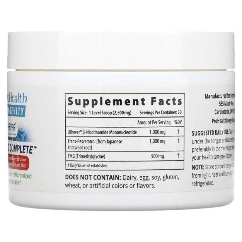 Jual Prohealth Longevity Nmn Pro Complete 75 G Di Seller Macuma Shop