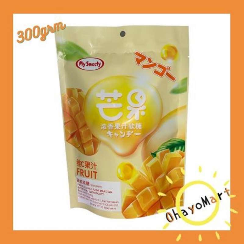 Jual My sweety mangga/ permen lunak rasa manga 300grm di Seller Ohayo ...
