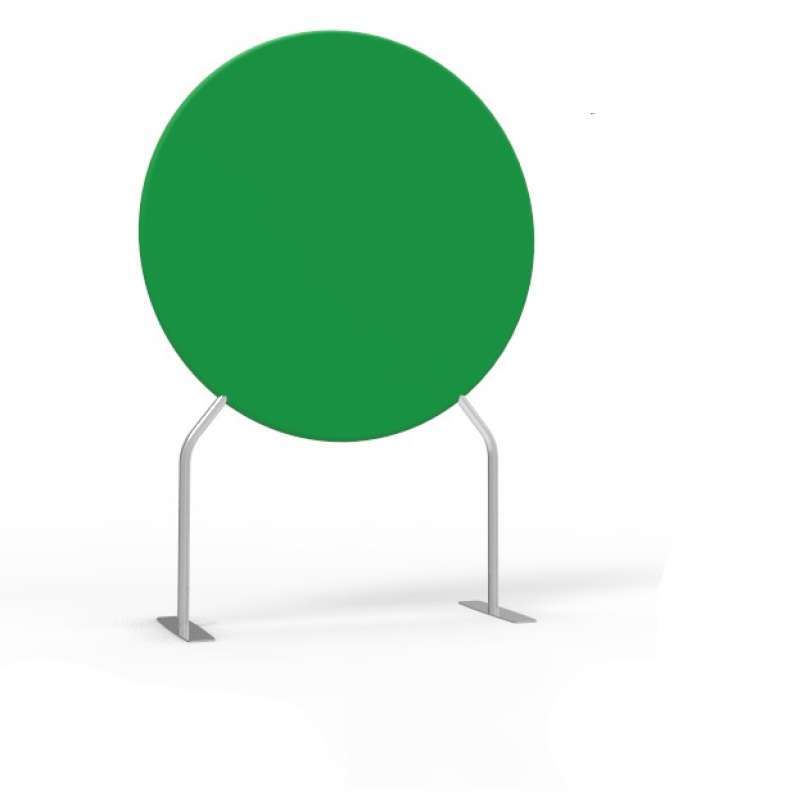 Jual Portable Green Screen For Virtual Studio vMix - Bulat - Hijau di ...