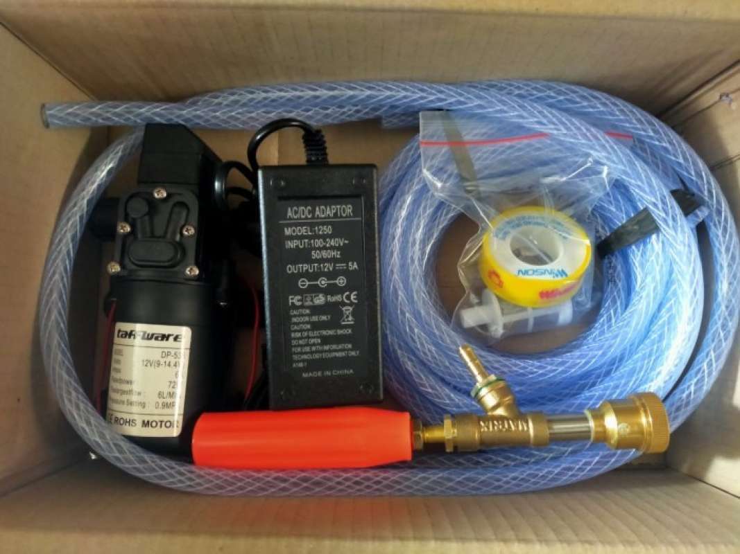 Jual Alat Cuci Motor Mobil Mesin Steam Stim Mini 12 Volt 130 Psi Di ...