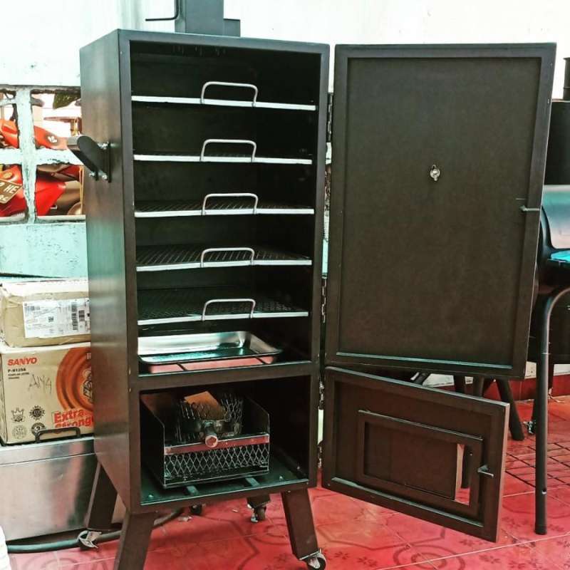 Jual Heavy Duty Alat Daging Lemari Asap Seisapi Cabinet Smoker Oven Bbq ...
