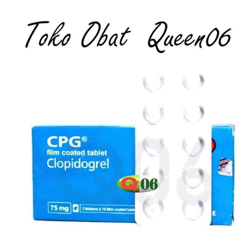 Jual Cpg 75 Mg Clopidogrel Bisulfat Kalbe Obat Pengencer Darah - Per ...