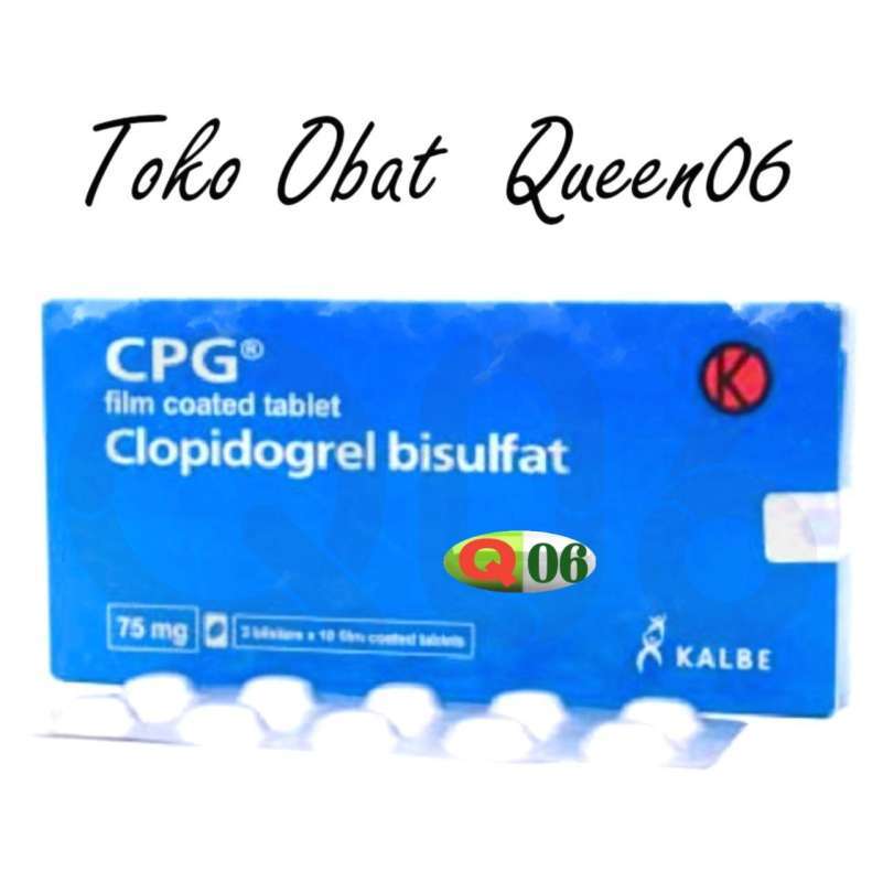 Jual Cpg 75 Mg Clopidogrel Bisulfat Kalbe Obat Pengencer Darah - Per ...