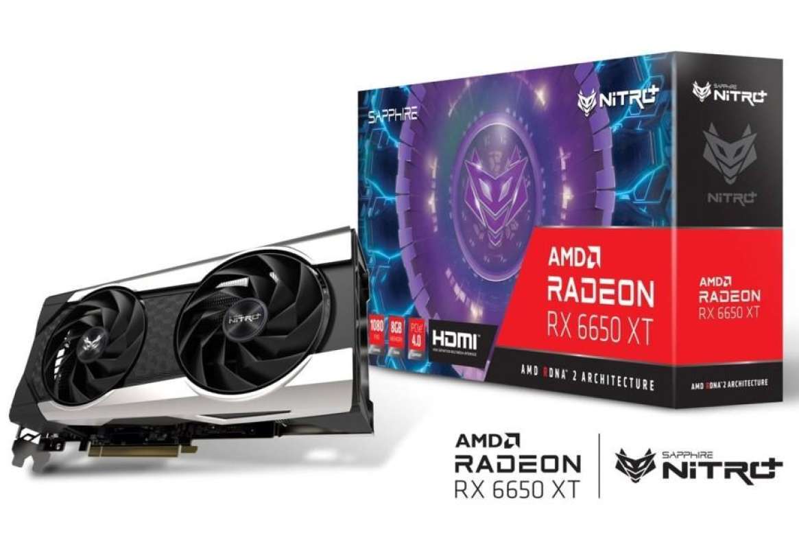 Jual SAPPHIRE NITRO+ AMD Radeon RX 6650 XT Gaming OC 8GB GDDR6 | RX6650 ...