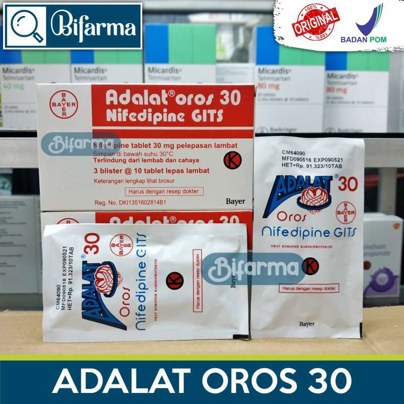 Promo Adalat Oros 30 Nifedipine GITS 30 Mg /Strip @10 Tablet Diskon 40% ...