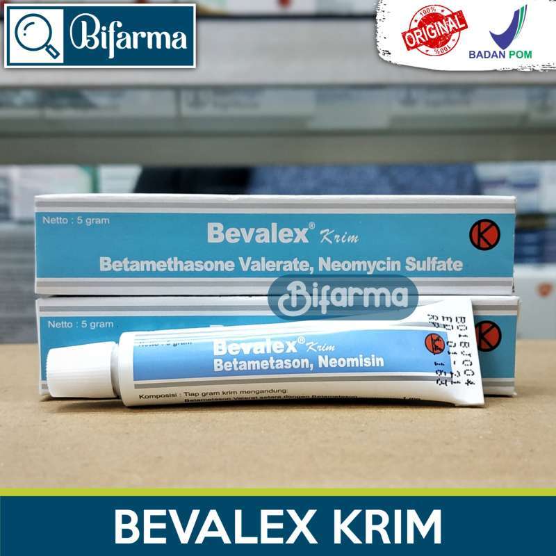 Jual Bevalex Krim 5 Gram Betamethasone Valerate 1 mg, Neomycin Sulfate ...