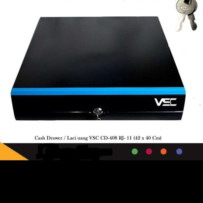 Jual CASH DRAWER /LACI UANG KASIR VSC CD-408 (43 x 40 Cm ) RJ-11 ...