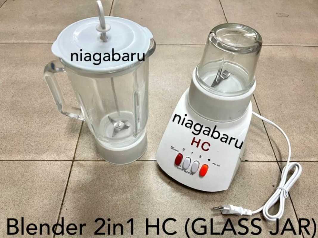 Promo Blender Murah Blender 2 In 1 Hc Glass Jar 1.5 Liter Diskon 34% di ...