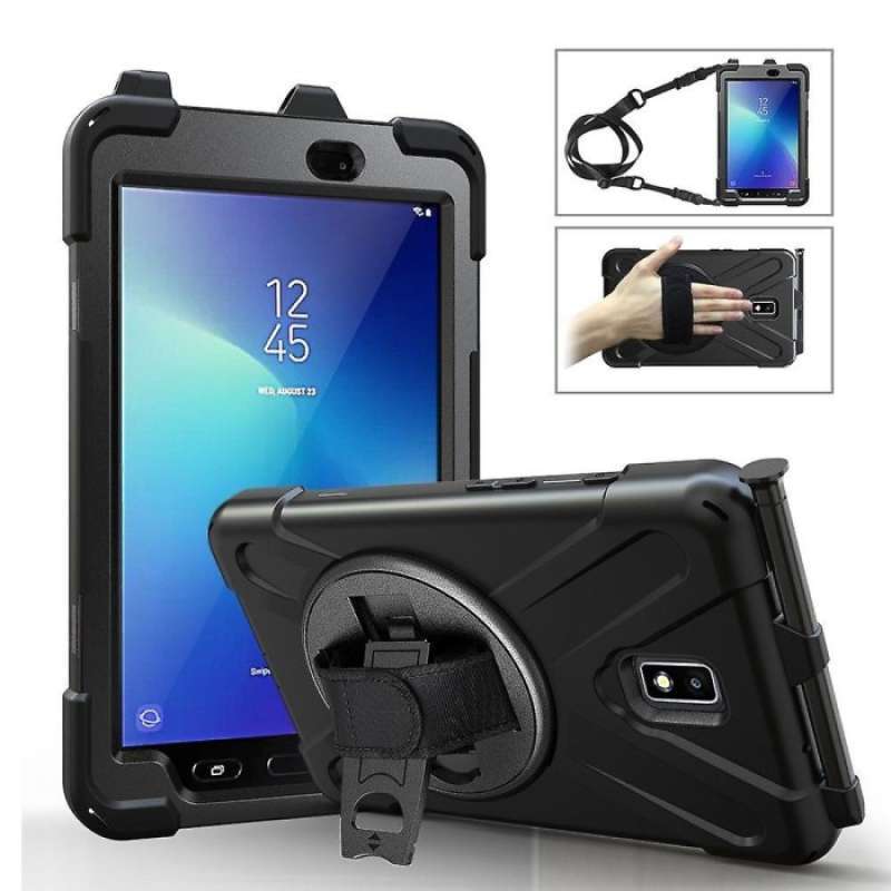 Promo Samsung Tab A8 2022 X205 Heavy Duty Robot Hand Strap Armor Casing ...