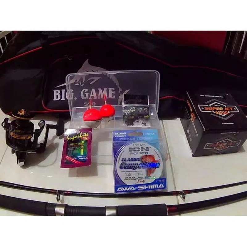 Jual Set Alat Pancing Laut Lengkap Kekuatan 30kg Di Seller Relentless ...