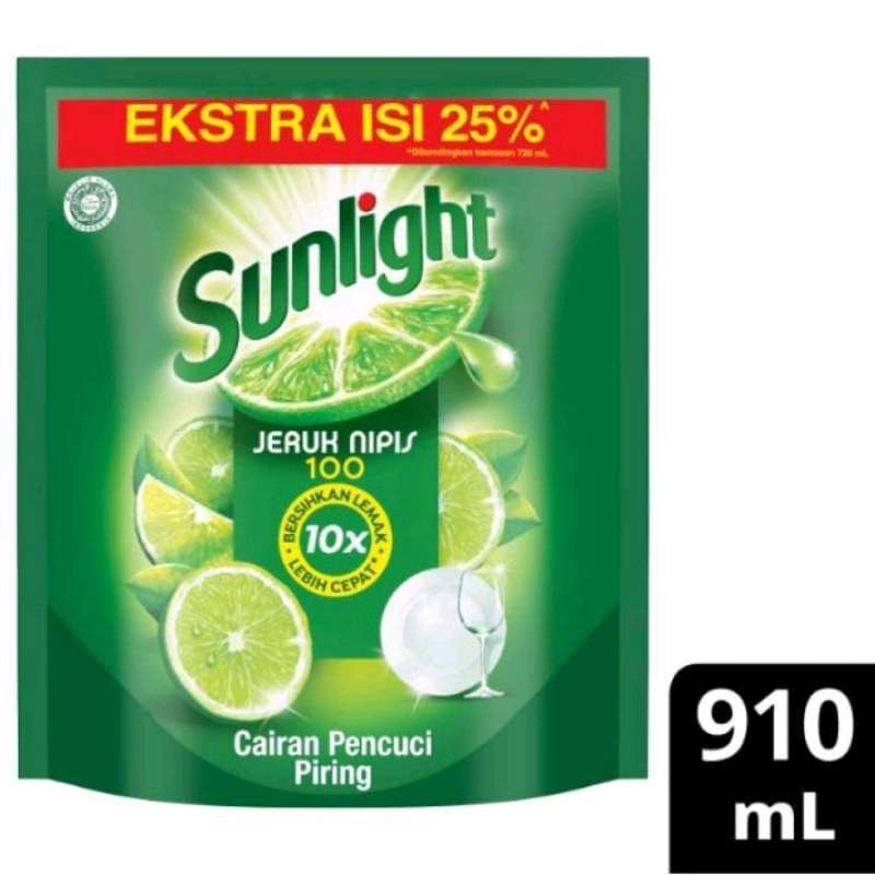 Promo Sunlight Sabun Cuci Piring Jeruk Nipis [910ml] Diskon 11% di ...