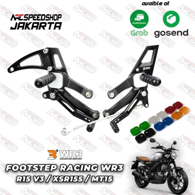 Promo Footstep / Foot Step Racing WR3 Yamaha XSR 155 - Black White ...
