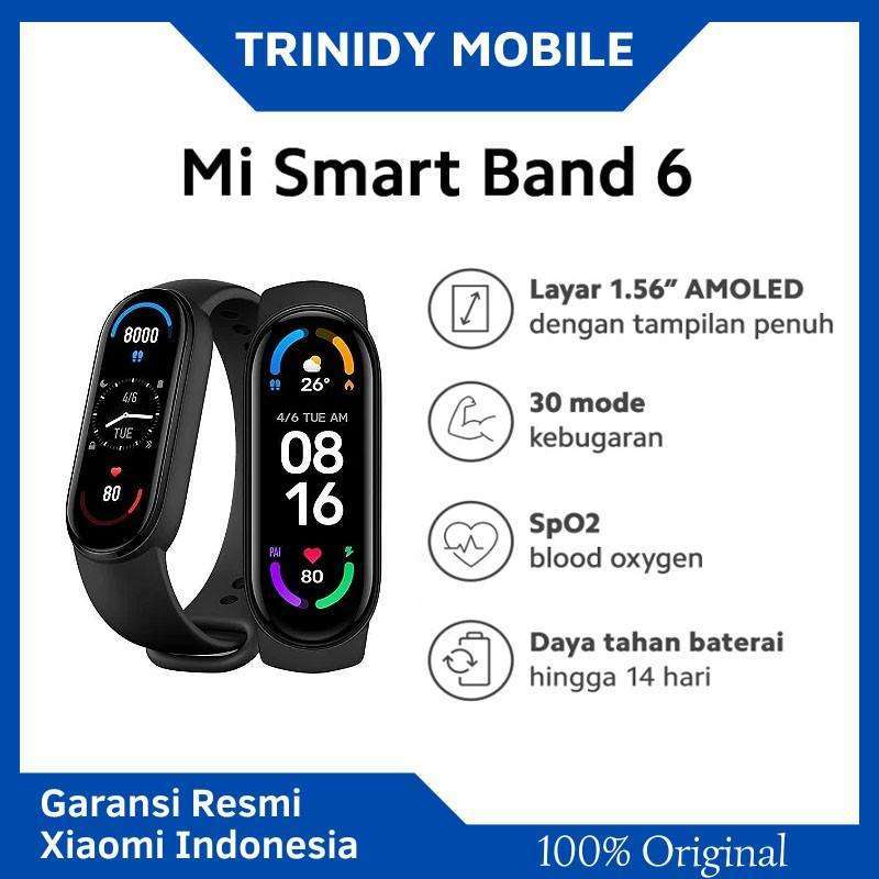 Jual Xiaomi Smart Band 6 Mi Band 6 - Garansi Resmi di Seller Trinidy ...