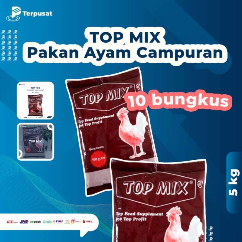 Promo Per 10 Bungkus Top Mix Campuran Pakan Ayam Diskon 33% di Seller ...