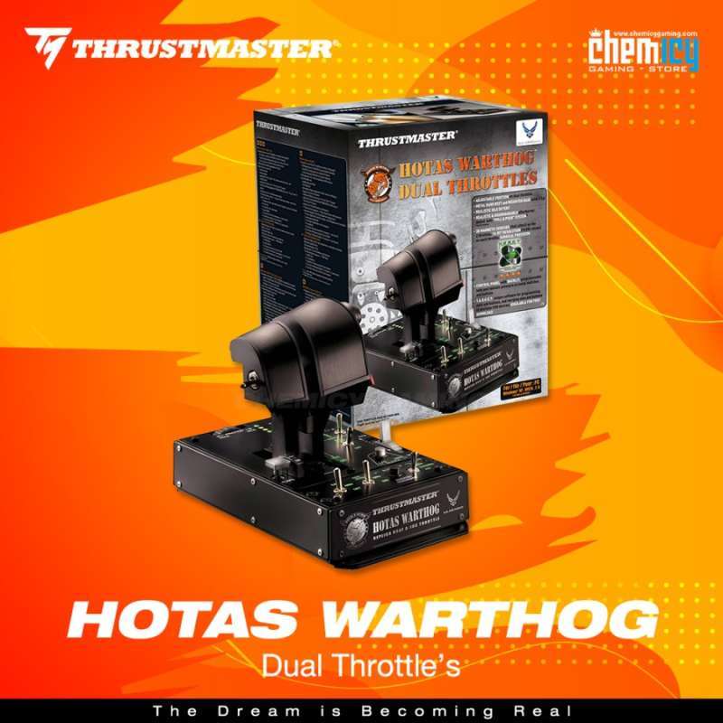 Jual Thrustmaster Hotas Warthog Dual Throttle di Seller Chemicy Gaming ...