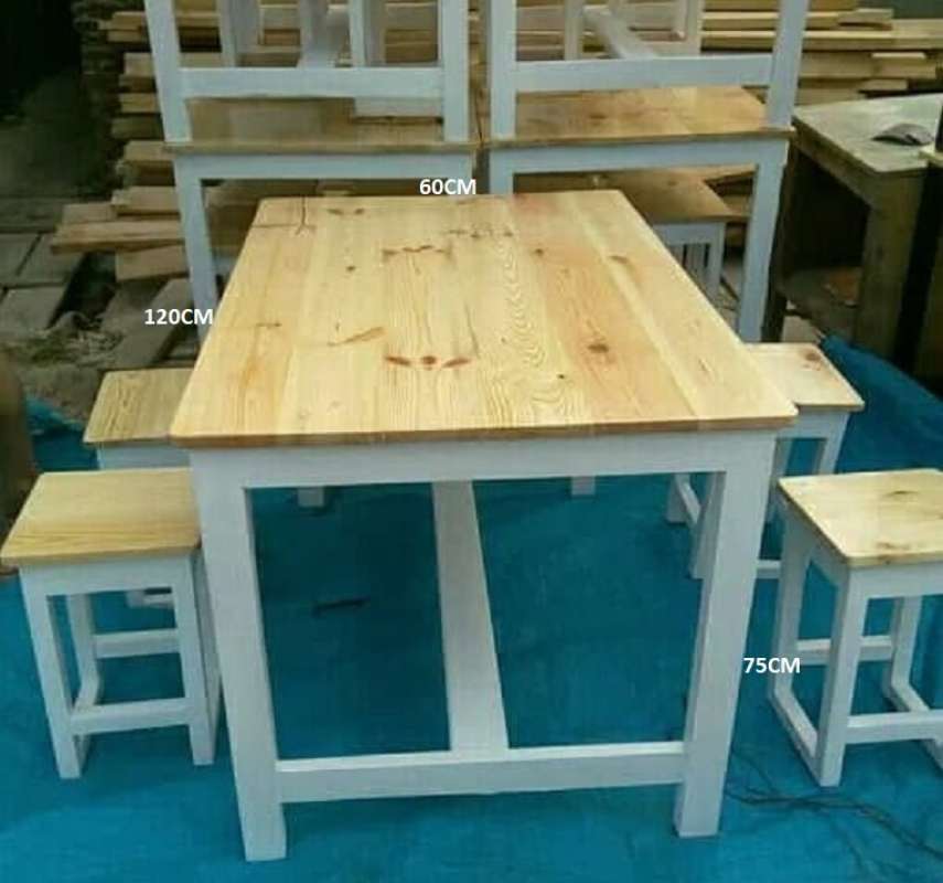 Jual SATU SET MEJA MAKAN, MEJA RESTORAN 120X60X75CM, DLL di Seller ...