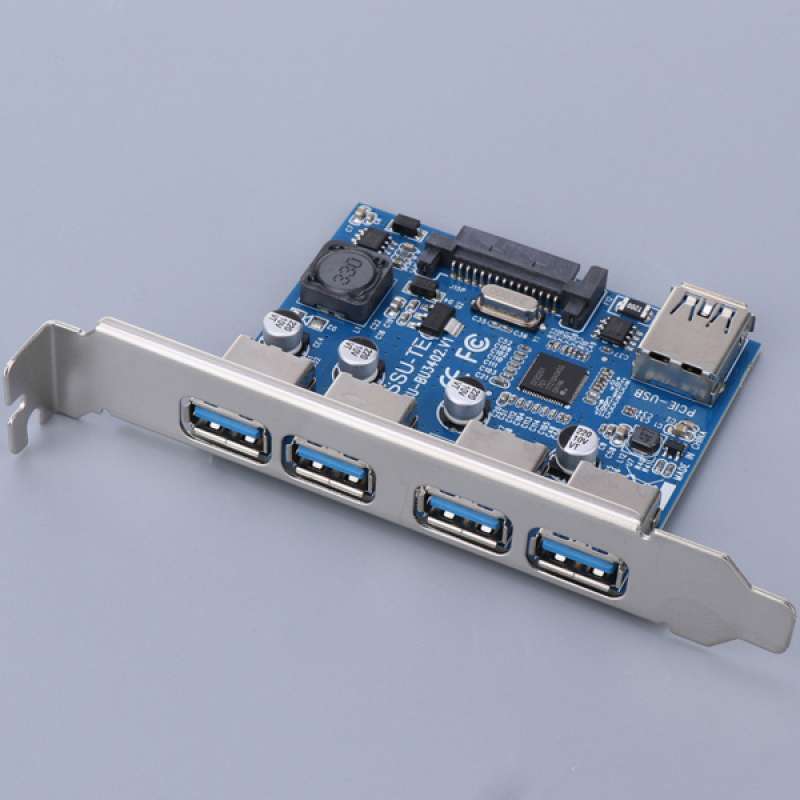 Jual USB 3.0 PCI-E Expansion Card Adapter 4-Port Internal Front Panel Header di Seller Homyl ...