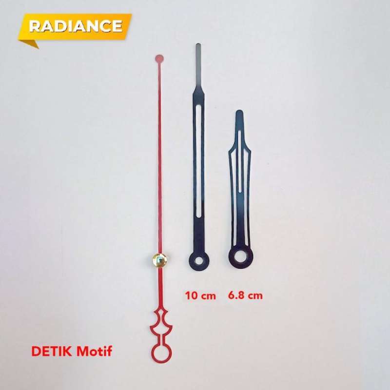 Jual Jarum Jam Dinding Ukuran Standar Pendek 68 Mm Dan Panjang 100 Mm ...