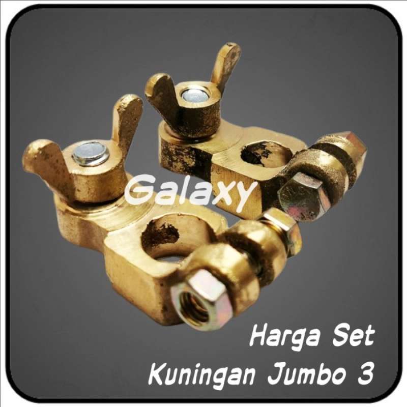 Promo Klem Accu - Aki Kuningan Besar Jumbo 3 - Harga Per Set Diskon 25% ...