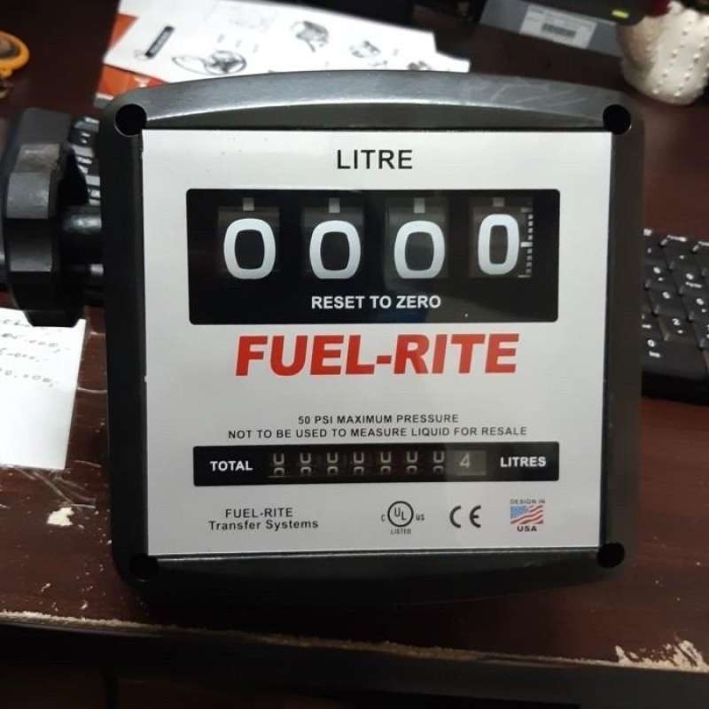 Jual Fuel Rite 4 Digit Flowmeter Solar Fuel Rite 1 Inchi Flow Meter ...