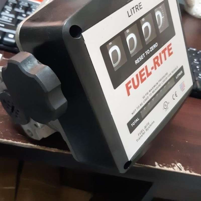 Jual Fuel Rite 4 Digit Flowmeter Solar Fuel Rite 1 Inchi Flow Meter ...