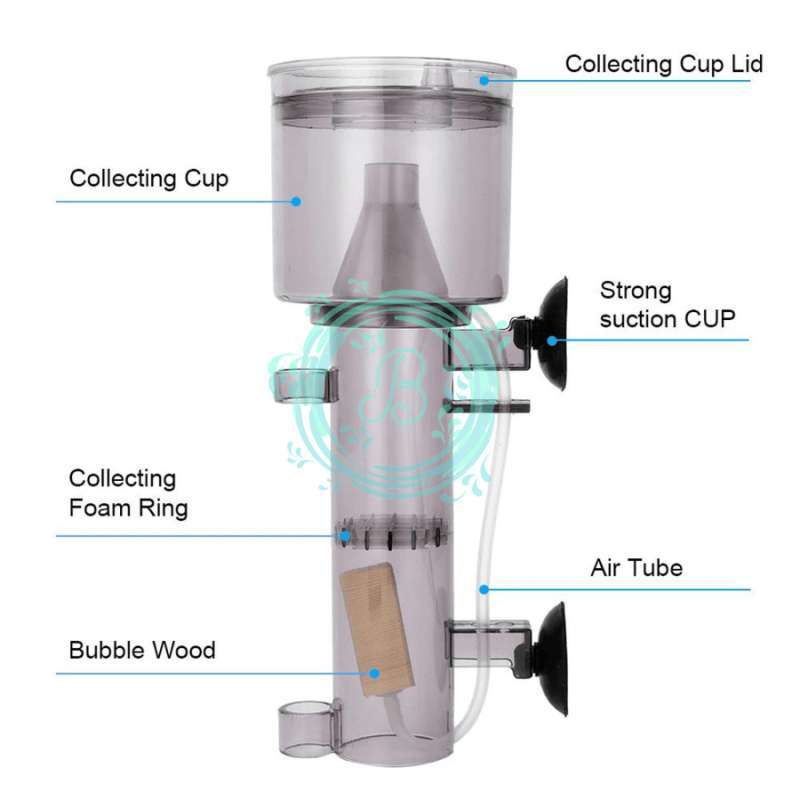 Jual Risheng Rs-4003 Akrilik Skimer Protein Skimmer Aquarium Ikan Air ...