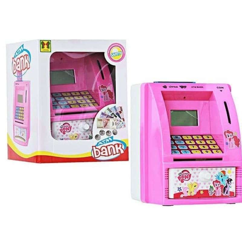 Jual Mainan Edukasi Mesin ATM Mini My Little Pony Bank Bahasa Indonesia ...