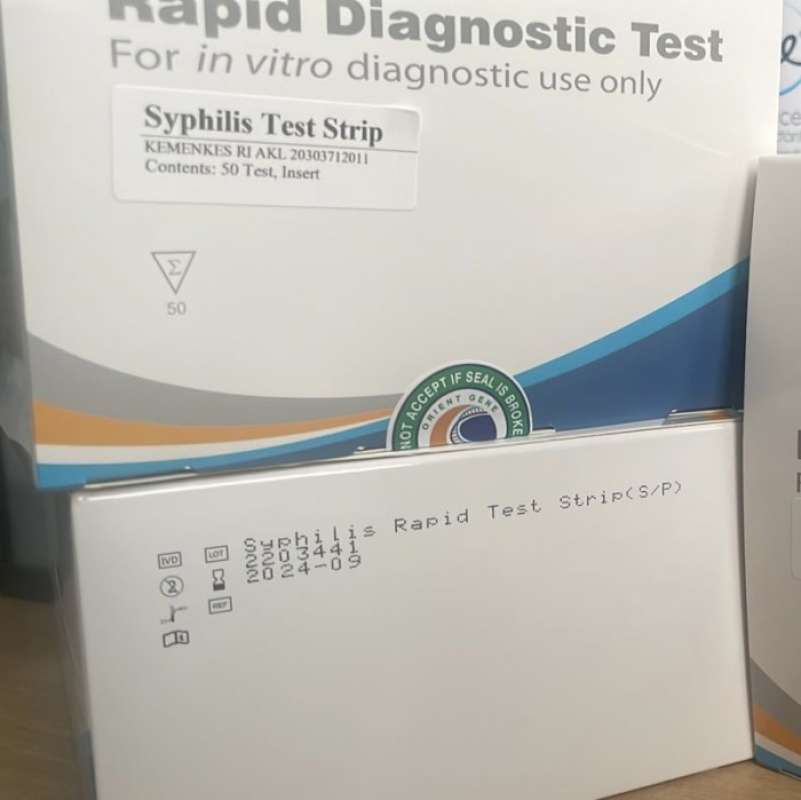 Jual Orient Gene Syphilis Test Strip/Tes Sifilis Strip di Seller ...