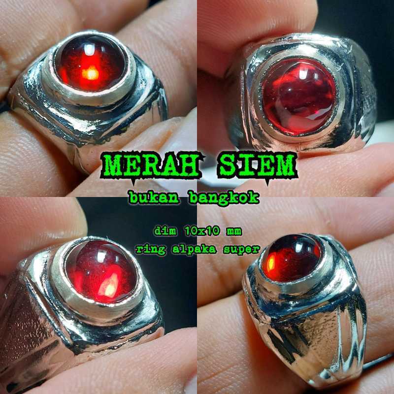 Jual Batu Cincin Merah Siem Bukan Bangkok Di Seller Wape_stone ...