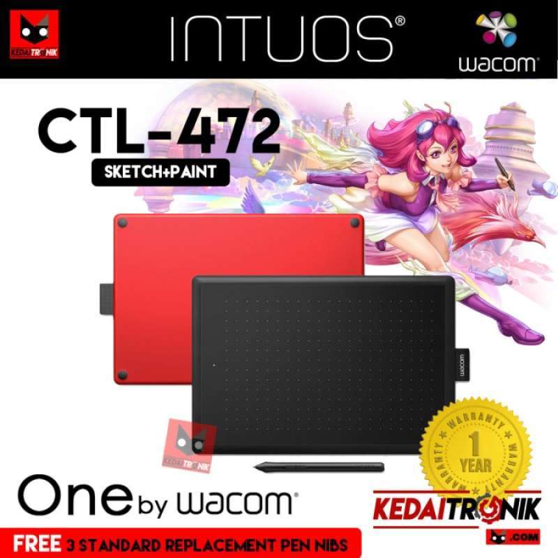 Jual New!! One By Wacom Ctl-472 Small Pen Tablet One Art Comic Intuos ...
