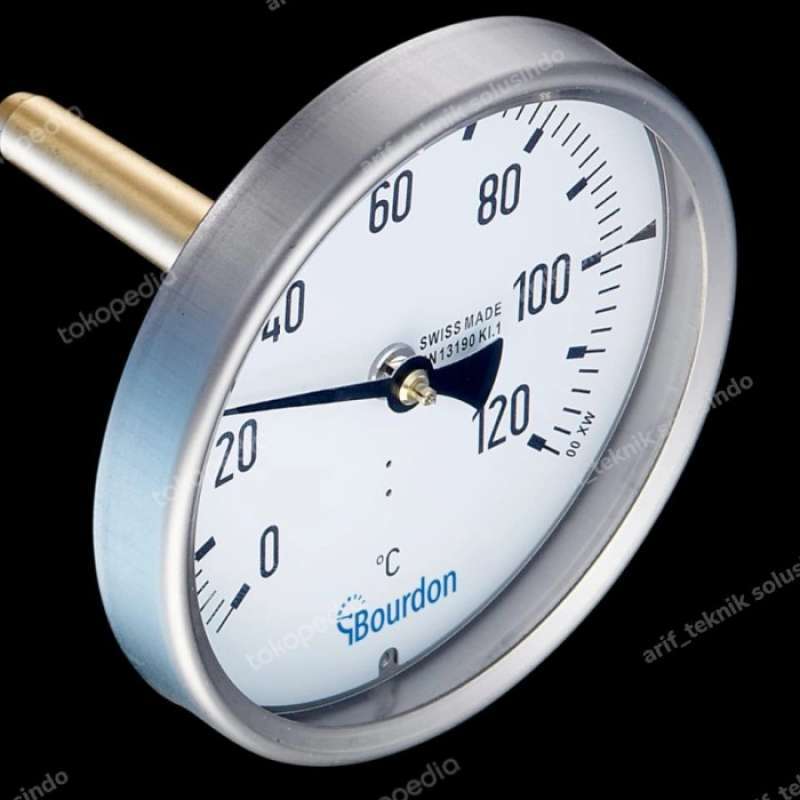 Jual bourdon temperature gauge/thermometer 4 inch di Seller DMC SLEMAN ...