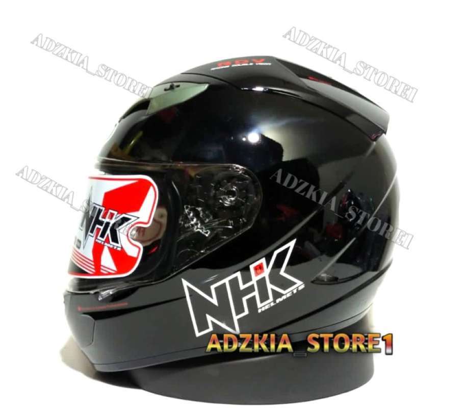Promo Helm Nhk Gp1000 Black Solid Polos|Hitam Nhk Double Visor Diskon 34% di Seller THE SAMZ ...