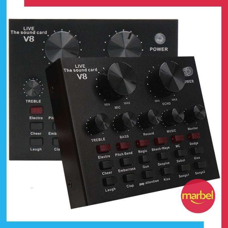 Jual Sound Card External Usb Alat Sound Effect Youtuber Live Broadcast ...