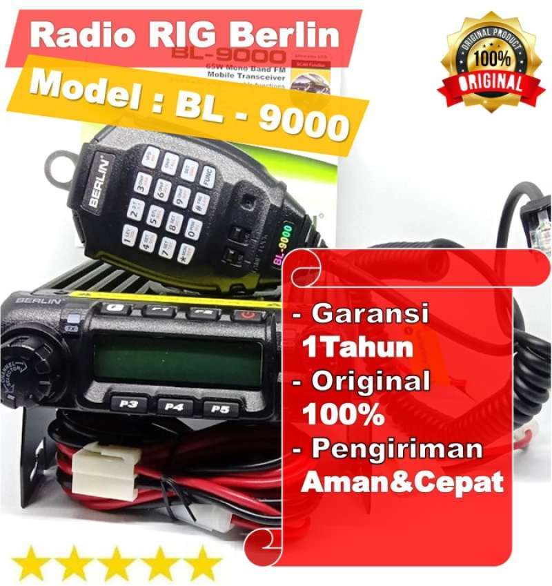 Jual Radio Rig Berlin Bl-9000 Vhf Original Resmi Di Seller Grock Store ...