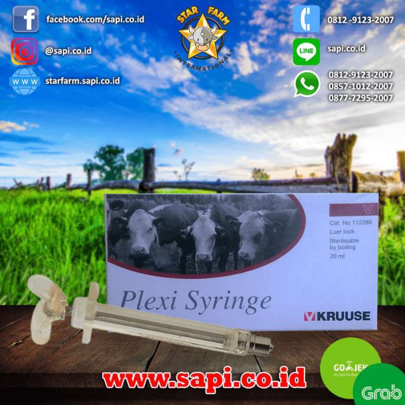 Promo Spuit / Suntikan Ternak 20 Ml (Plexi Syringe Kruuse) Diskon 33% ...
