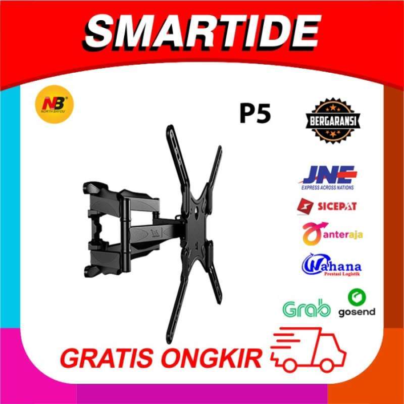 Jual Bracket Tv Nb P5 40-70 Inch North Bayou Swivel Full Motion Di ...