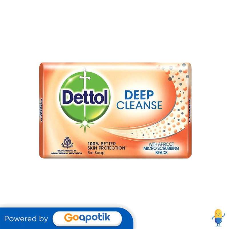 Jual DETTOL BAR SOAP DEEP CLEANSE 105 GRAM di Seller Apotek Visual ...