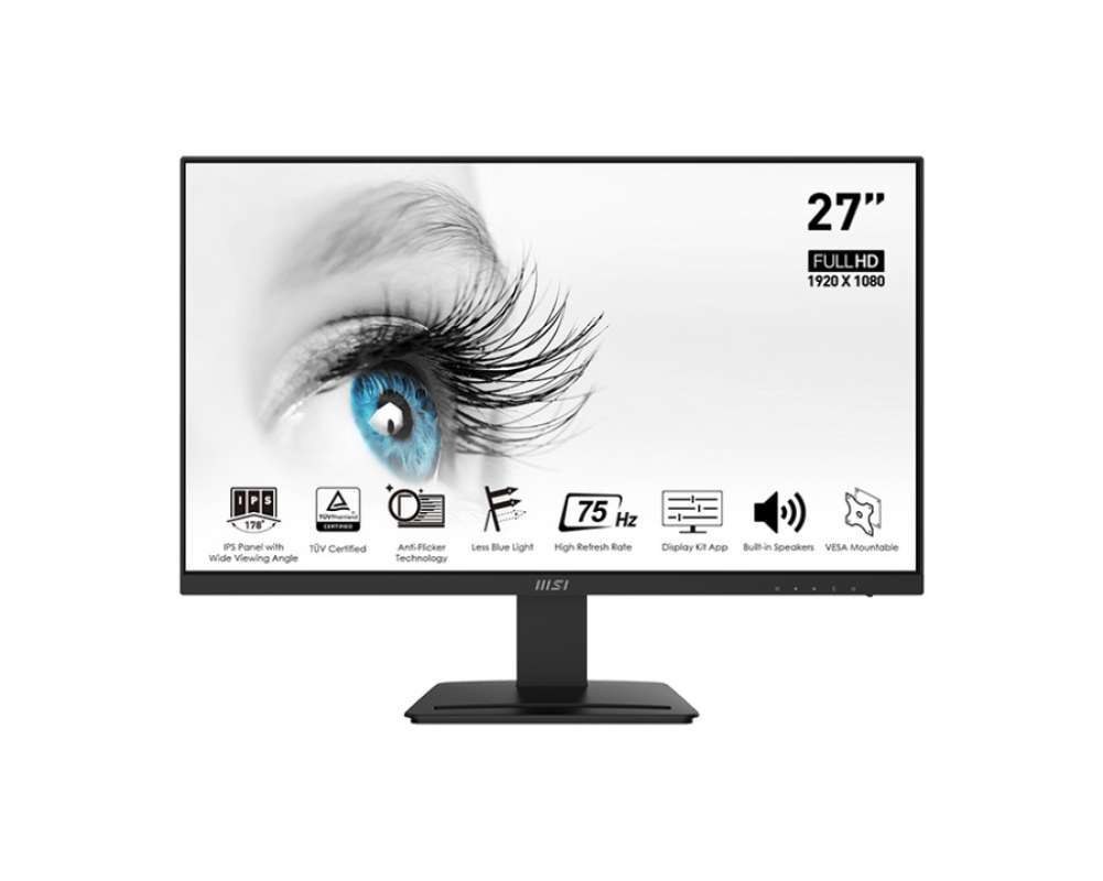 Jual LED Monitor MSI PRO MP273 75Hz Full HD HDMI DP - MSI PRO MP 273 Single di Seller DBklik ...