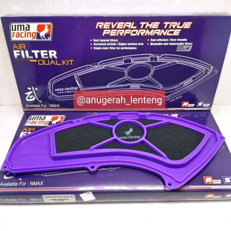 Promo Filter Udara /Air Filter Dual Kit Uma Racing Yamaha Nmax Diskon ...