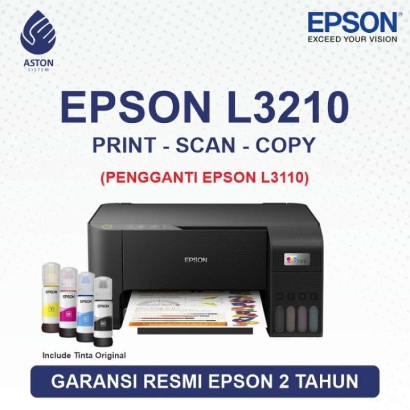 Promo Printer Epson L3210 Ecotank All-in-one Ink Tank Diskon 9% Di ...