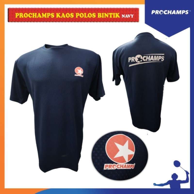 Jual Prochamps Kaos Badminton Polos Bintik Original di Seller Hylos Store - Duri Kepa, Kota ...
