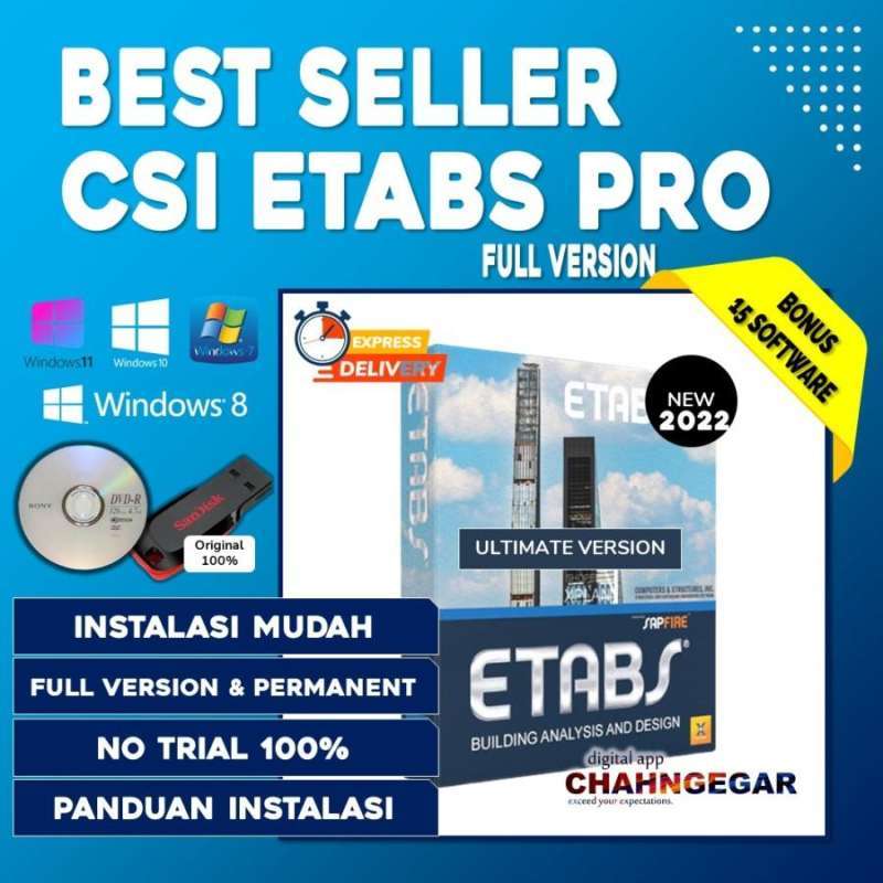 Jual Csi Etabs Ultimate Original Murah - Harga Diskon Juli 2024 | Blibli