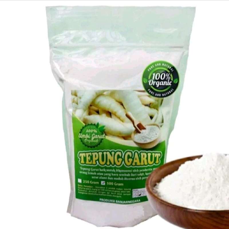 Promo tepung garut umbi garut herbal sakit maag tepung angkrik irut ...