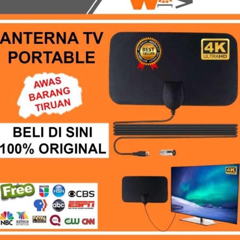 Jual Antena Tv Digital Indoor Led Rumah Portable Antenna Penguat Sinyal ...