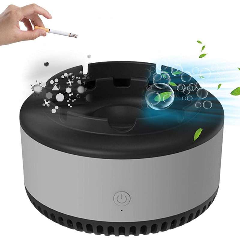 Jual Asbak Pintar Bebas Asap Tenaga Baterai AS08 - Asap Rokok Penjernih ...