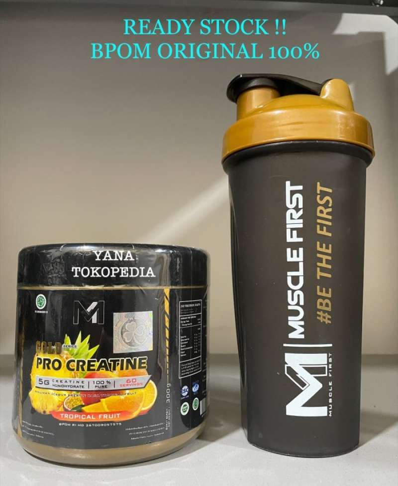 Promo M1 MUSCLE FIRST PRO GOLD CREATINE MONOHYDRATE 300GR 300 GRAM ...